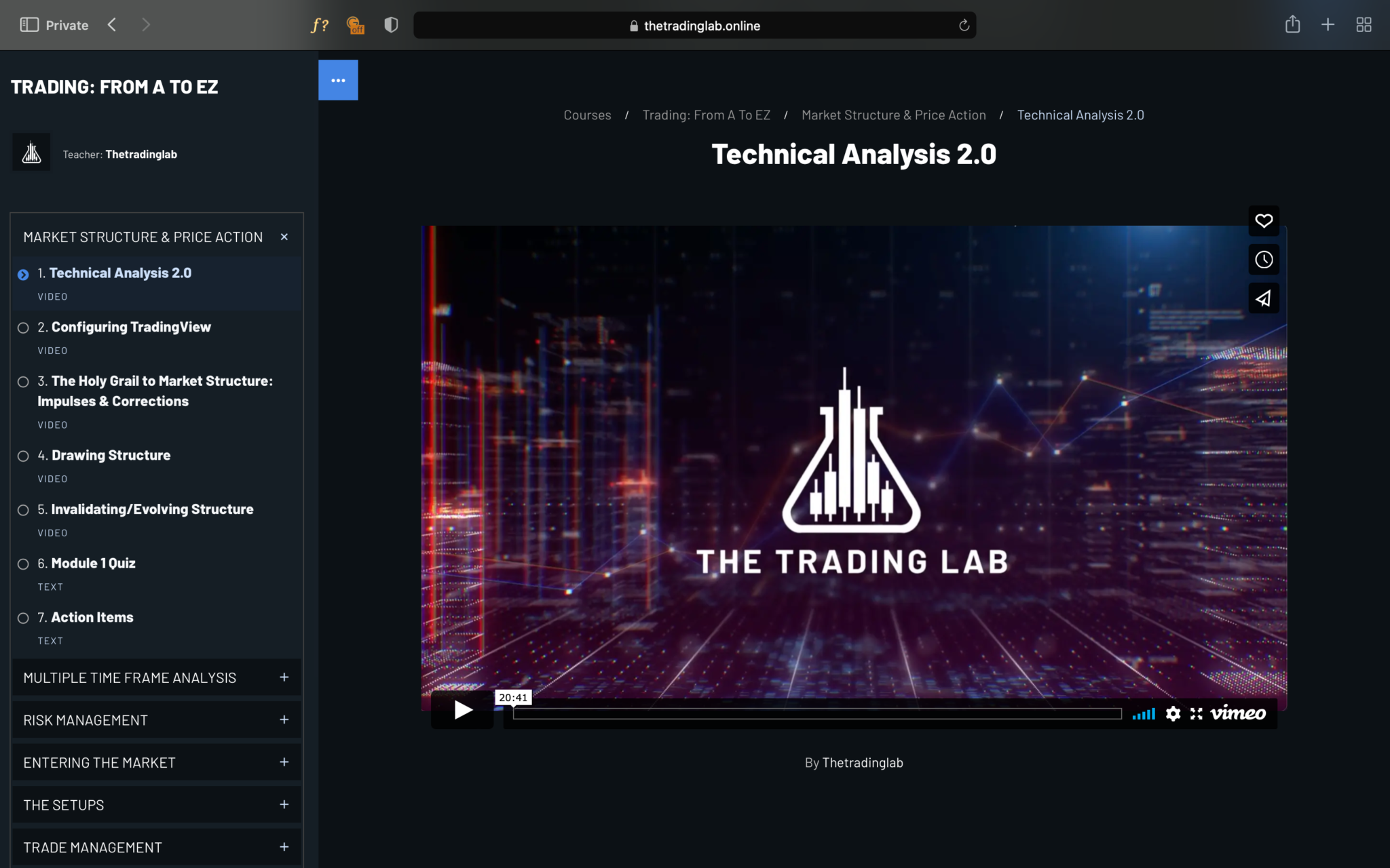 The Trading Lab - The Science of Becoming a Profitable Trader
